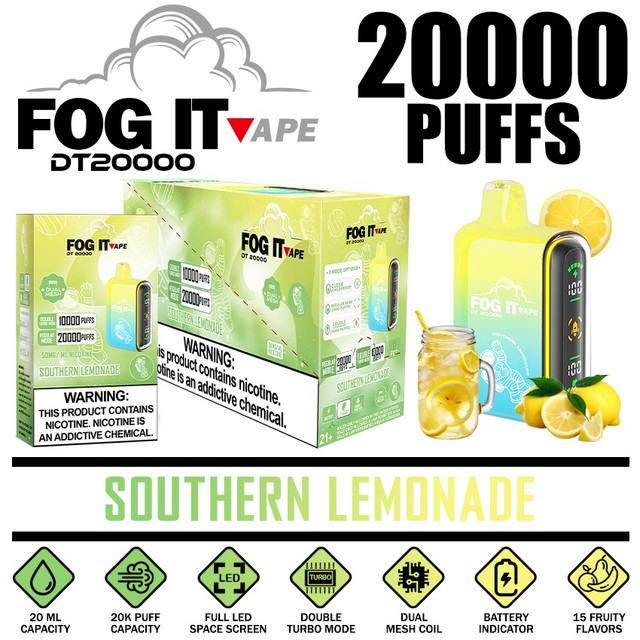 Buy FOG IT DT20000 DISPOSABLE VAPE 20KPUFFS